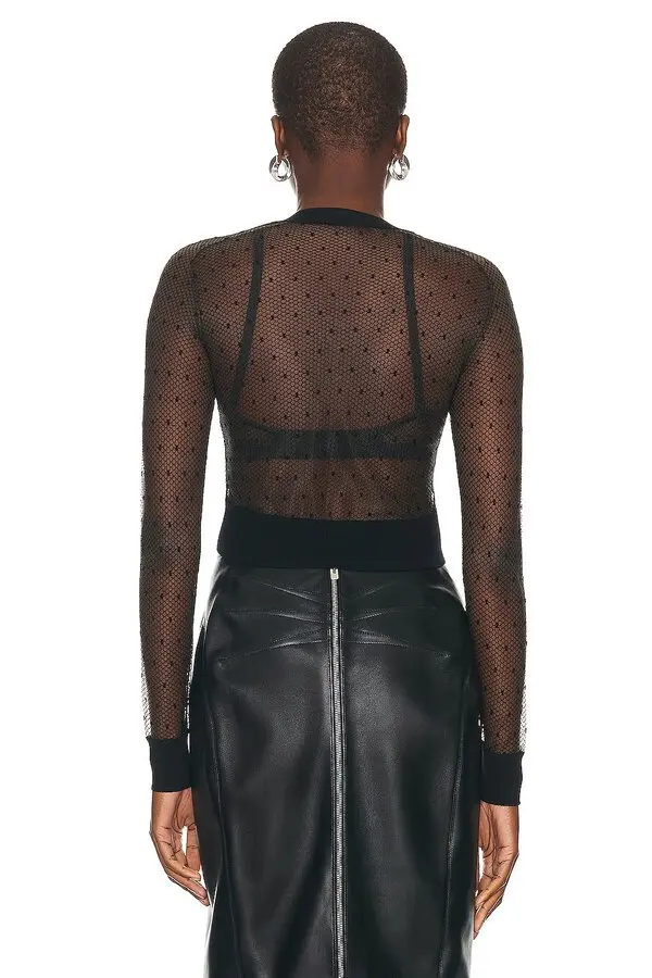 Alaïa Sheer Jumper Sweater