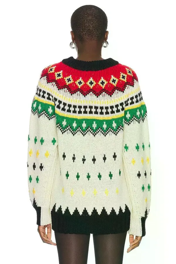 Moncler Knit Sweater - White Multi
