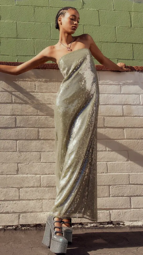 staud casey dress green Dark Emerald V Neckline Prom Dress With Stretch Fabric And Corset Back