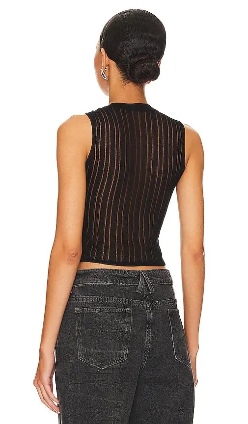 Superdown Riley Ribbed Knit Top