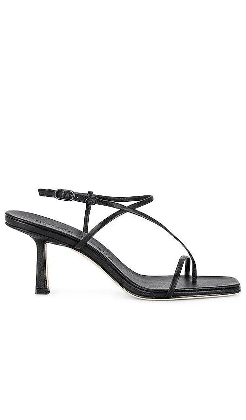 Studio Amelia Cross Front High Heel Sandals - Black
