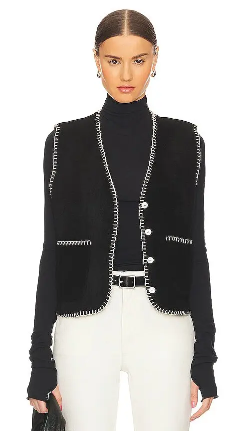 Donni. Polar Fleece Stitch Vest