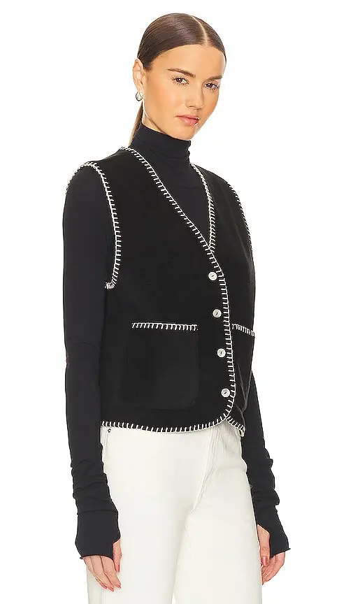 Donni. Polar Fleece Stitch Vest