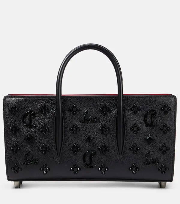 CHRISTIAN LOUBOUTIN Paloma Leather Tote - Black