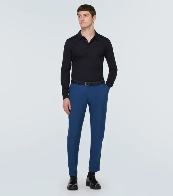 Dolce & Gabbana Linen Slim Pants
