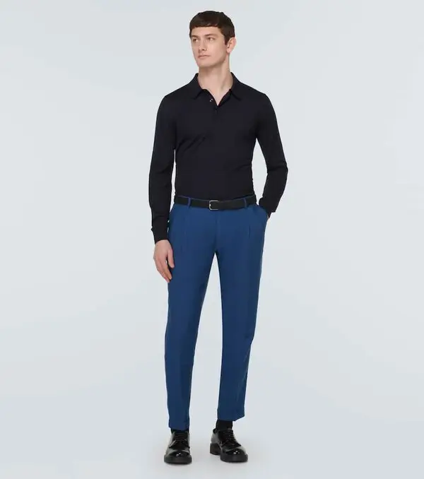 Dolce & Gabbana Linen Slim Pants