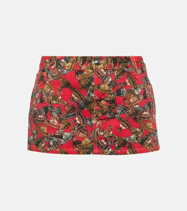 VIVIENNE WESTWOOD Printed Cotton Skirt - Multicoloured