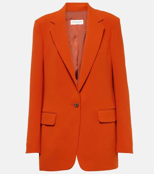 Dries Van Noten Crêpe Blazer