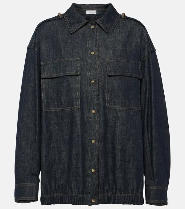 Brunello Cucinelli Cotton Shirt - Blue