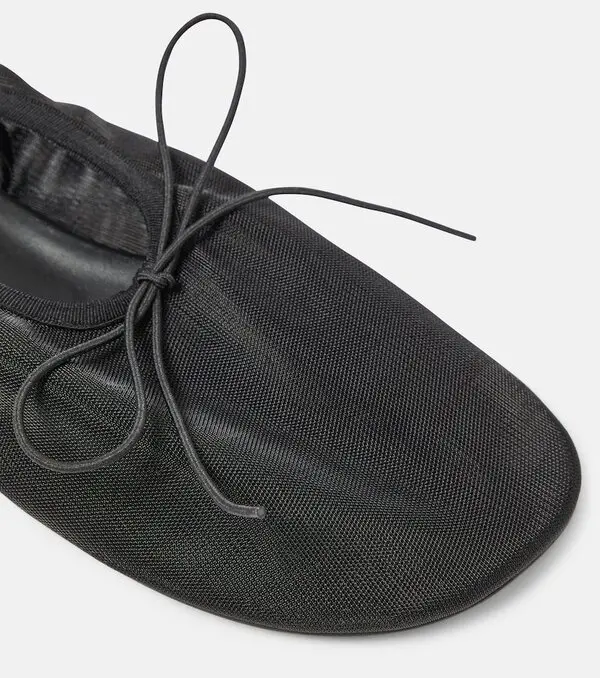 Proenza Schouler Glove Mesh Ballet Flats - Black