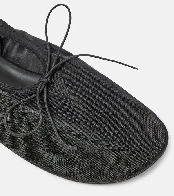 Proenza Schouler Glove Mesh Ballet Flats - Black