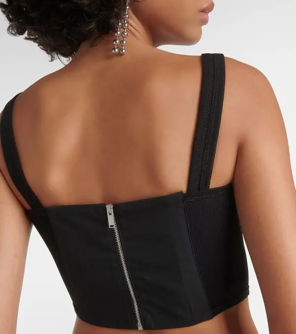 DION LEE Workwear Cotton Corset Top