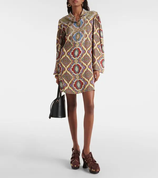 Etro Printed Mini Dress - Multicoloured