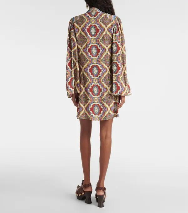 Etro Printed Mini Dress - Multicoloured