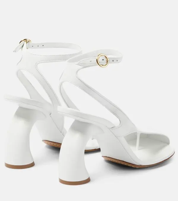 Dries Van Noten Bridal Leather Pumps