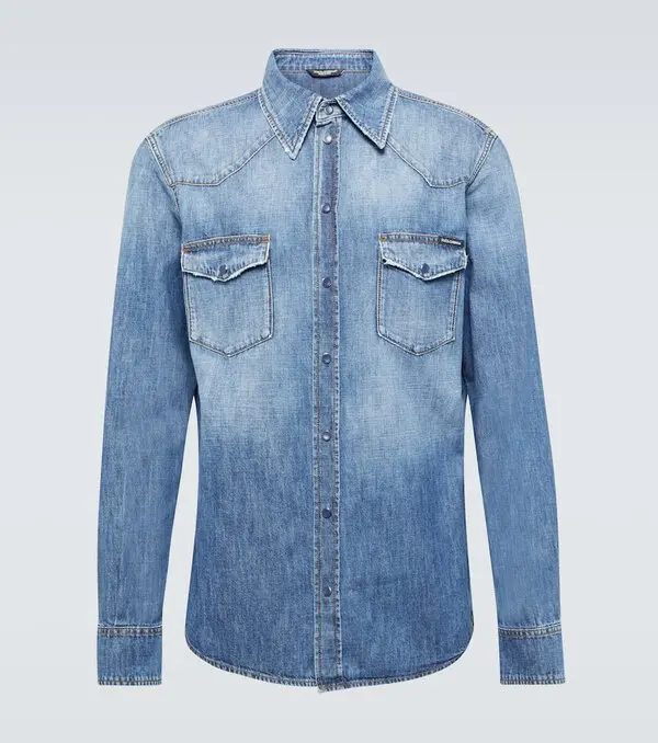 Dolce & Gabbana Denim Shirt - Blue