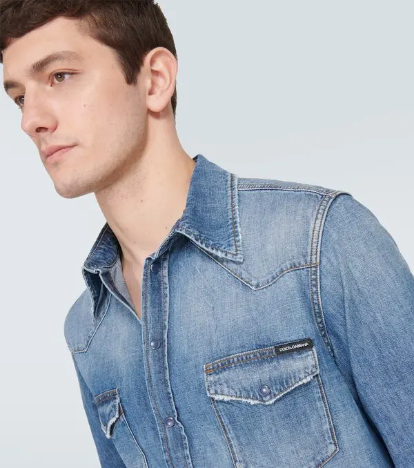 Dolce & Gabbana Denim Shirt - Blue