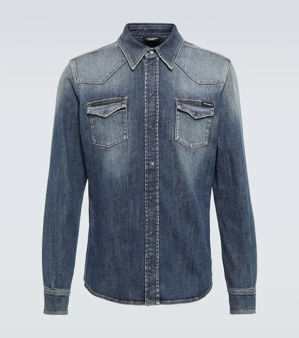 Dolce & Gabbana Denim Shirt - Blue