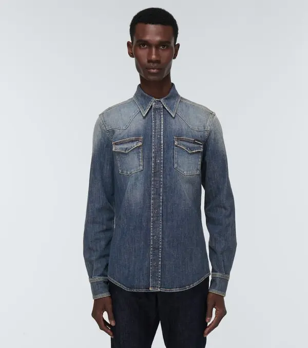 Dolce & Gabbana Denim Shirt - Blue