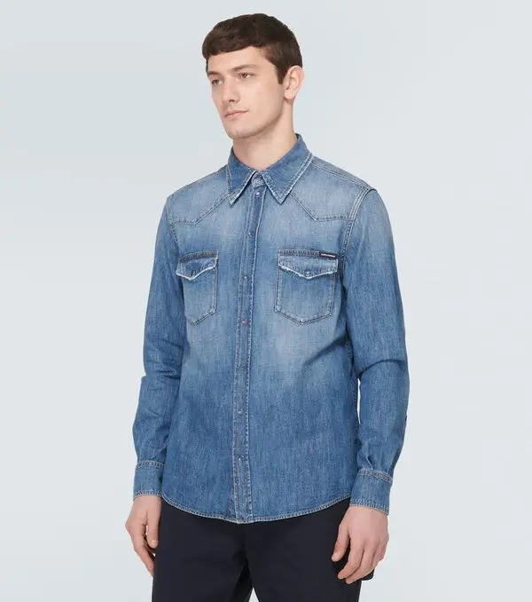 Dolce & Gabbana Denim Shirt - Blue