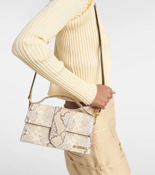 Jacquemus Le Grand Bambino Medium Leather Crossbody Bag