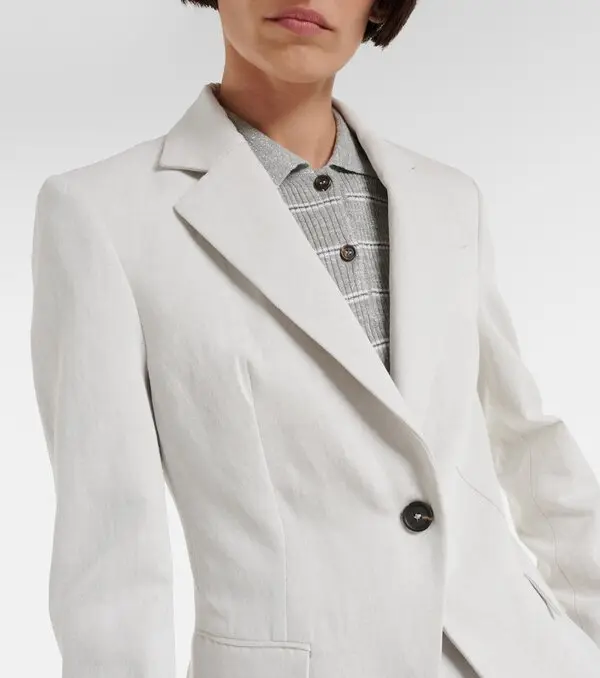 Brunello Cucinelli Cotton And Linen Blazer