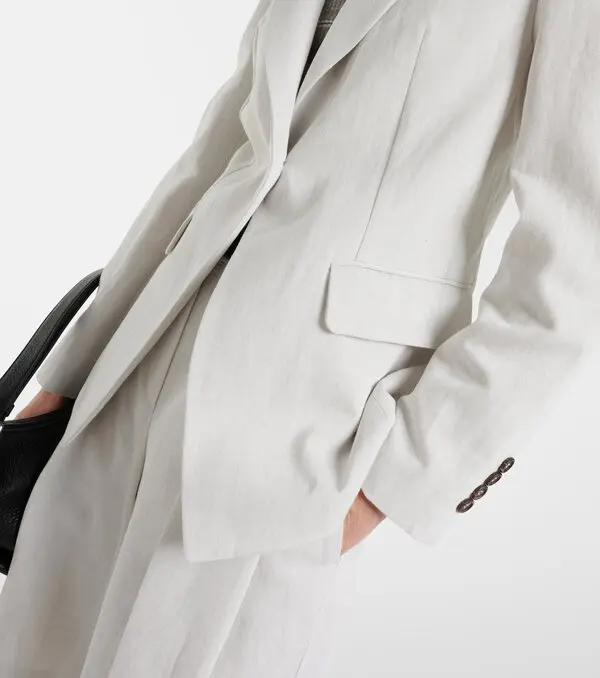Brunello Cucinelli Cotton And Linen Blazer