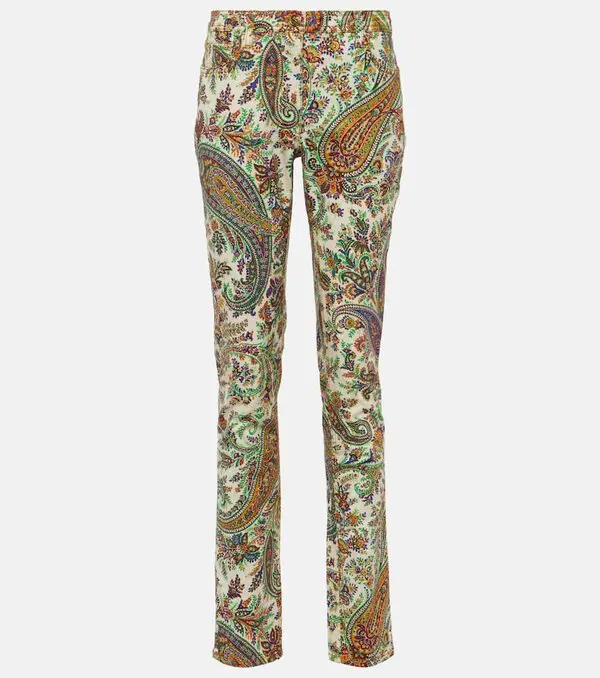 Etro Paisley Slim Jeans