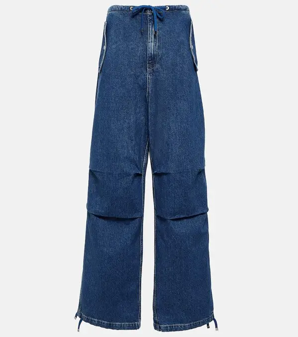 DION LEE Parachute Wide-leg Jeans - Blue