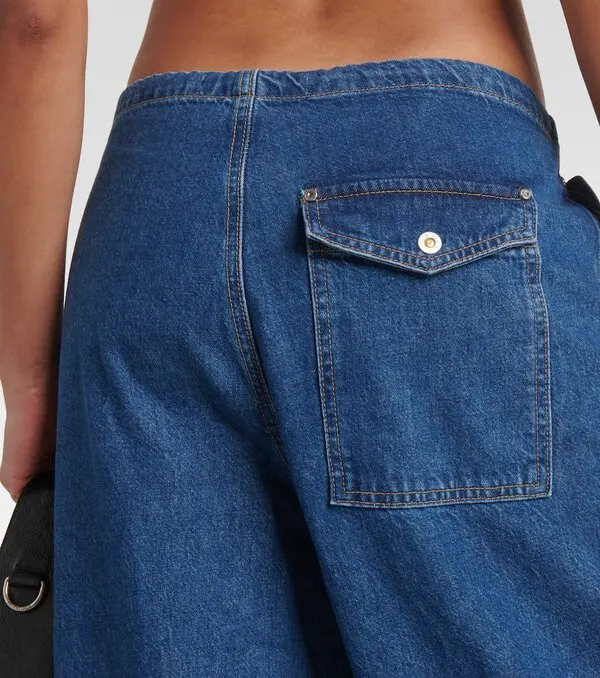 DION LEE Parachute Wide-leg Jeans - Blue