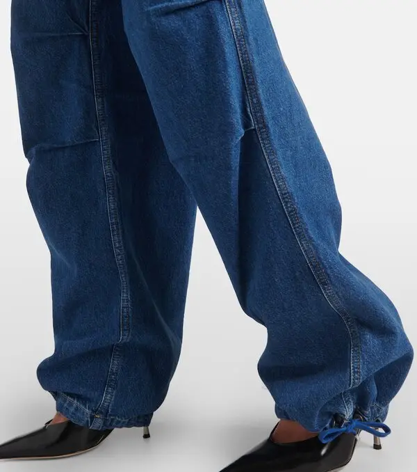 DION LEE Parachute Wide-leg Jeans - Blue