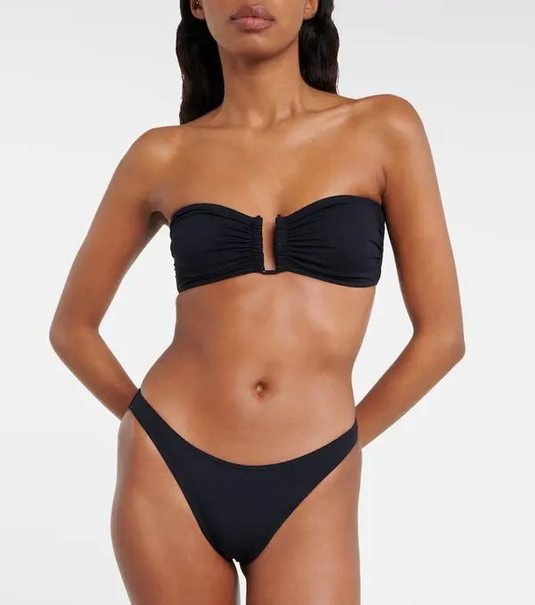 ERES Show Bandeau Bikini Top - Black
