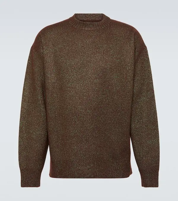 JIL SANDER Wool-blend Sweater - Brown