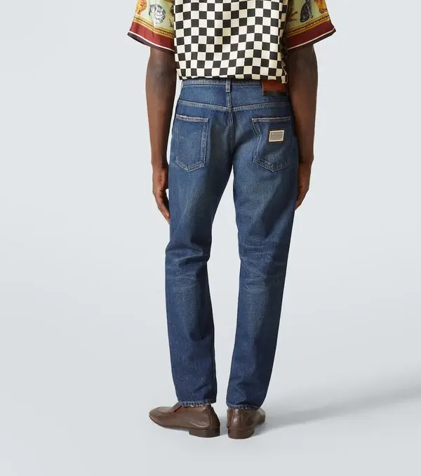 Dolce & Gabbana Distressed Slim Jeans