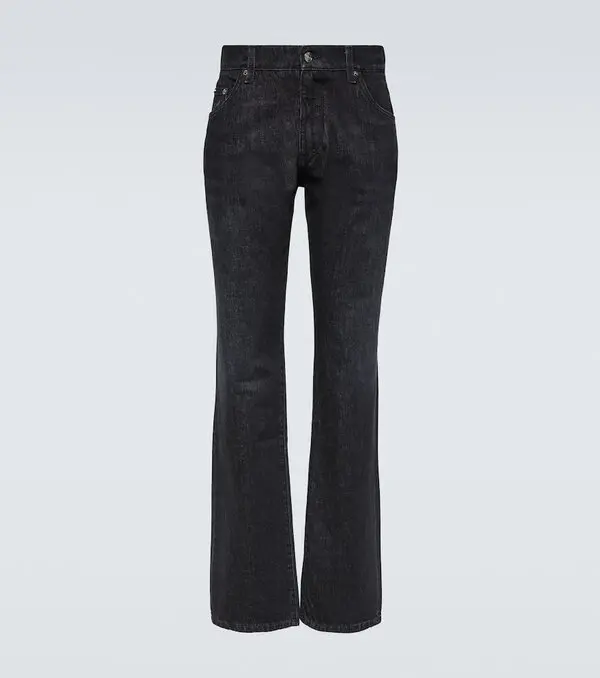 Dolce & Gabbana Distressed Slim Jeans - Blue