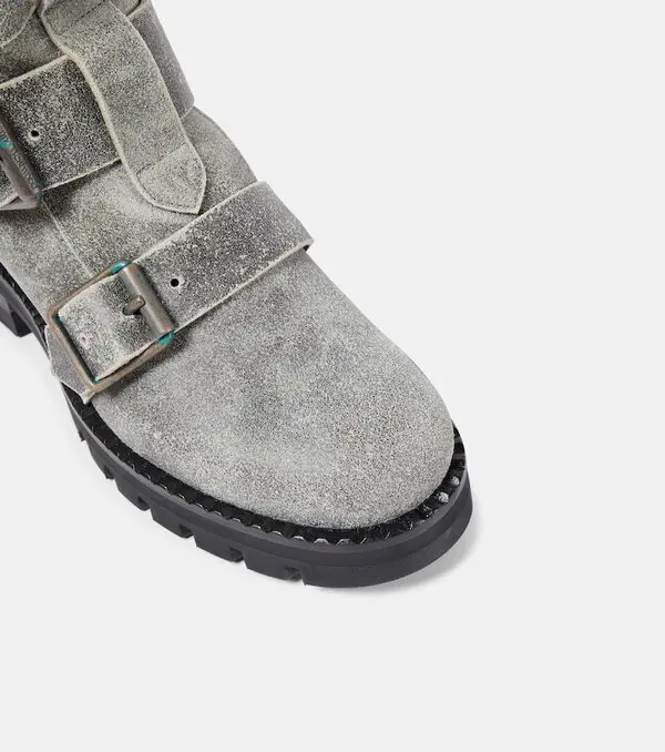 VIVIENNE WESTWOOD Cut Out Leather Ankle Boots