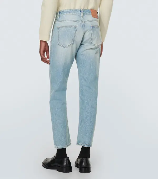 Valentino Garavani Cropped Straight Leg Jeans