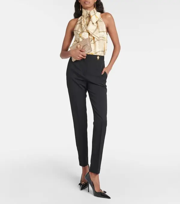 Versace Bow-detail Top