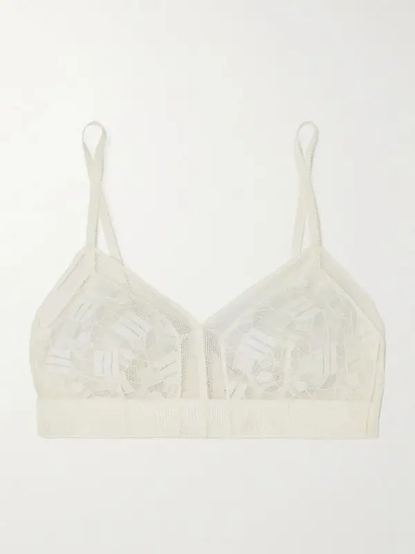 ERES Celeste Merveille Stretch-lace Soft-cup Triangle Bra - White