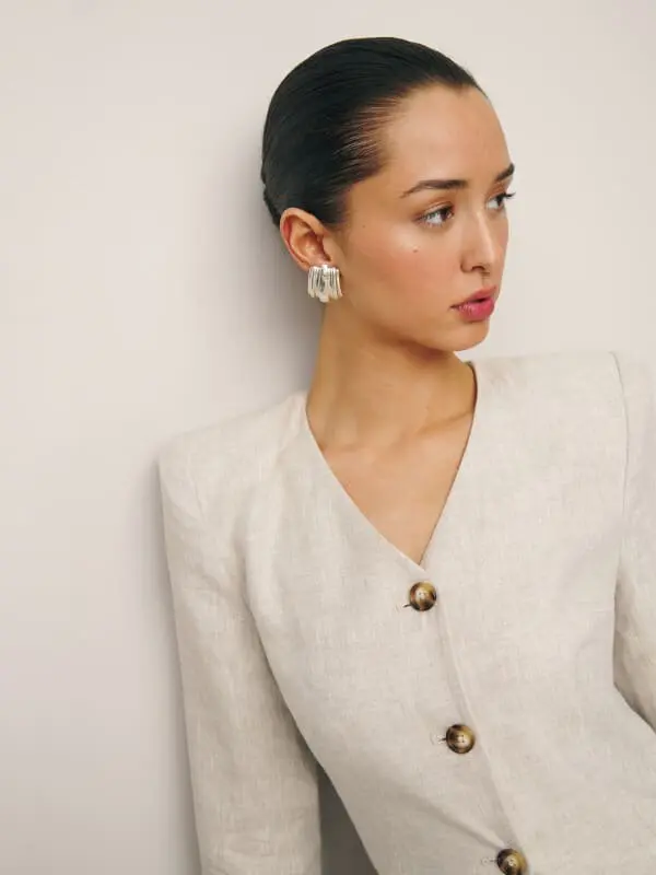 REFORMATION Larsen Linen Jacket