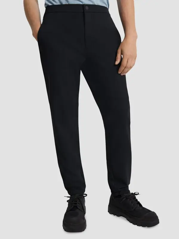 Theory Terrance Ezp Precision Pointe Pants - Black