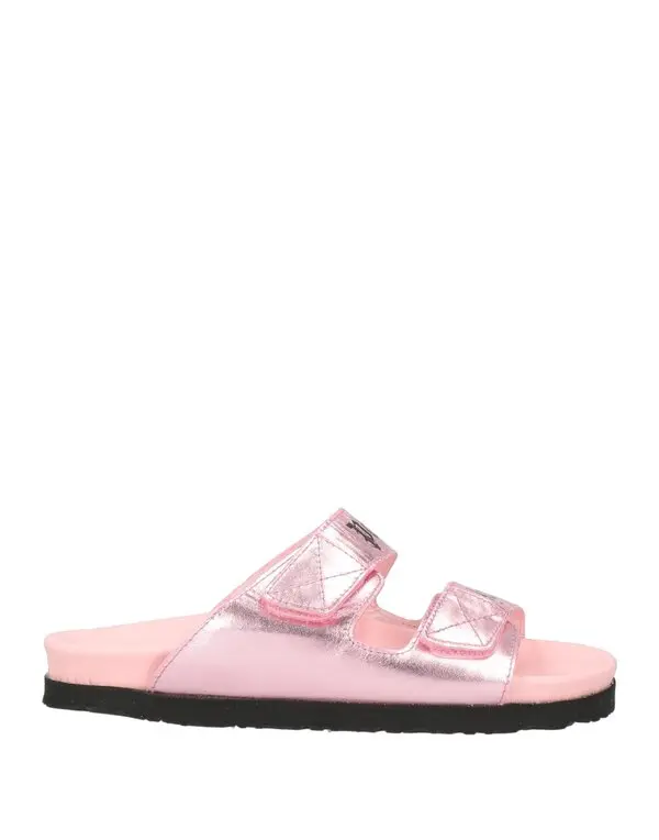 Palm Angels Metallic Leather Sandals - Pink