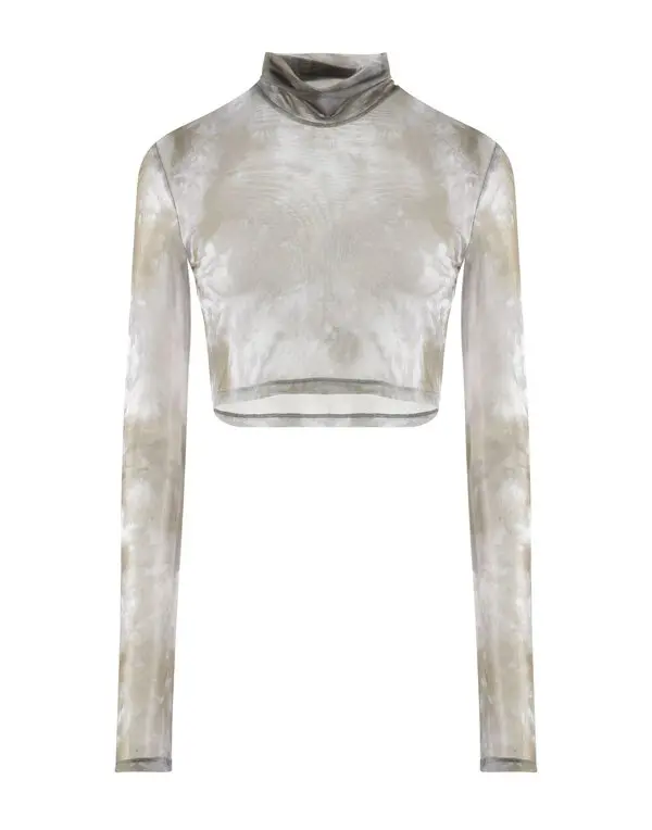 OFF-WHITE™ Tulle Crop Top