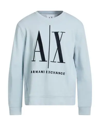 Armani Exchange Sweatshirt In Cotton - Blue