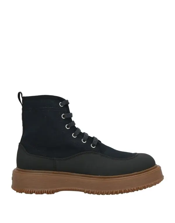 Hogan Lace-up Ankle Boots - Black