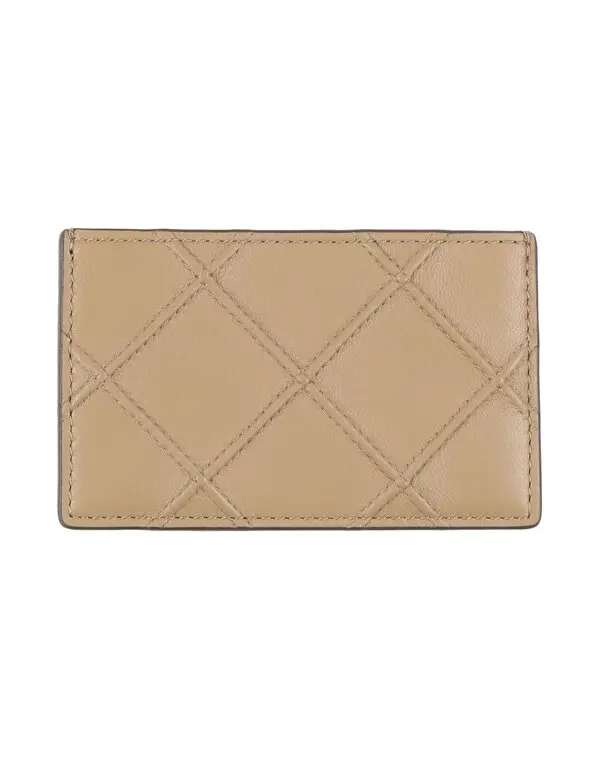 Tory Burch Document Holder Leather - Beige