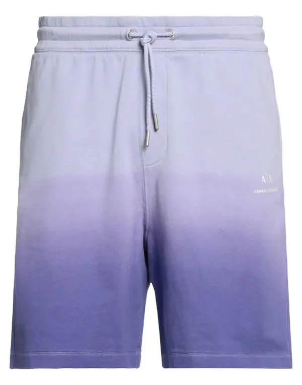 Armani Exchange Tie-dyed Cotton Bermuda Shorts