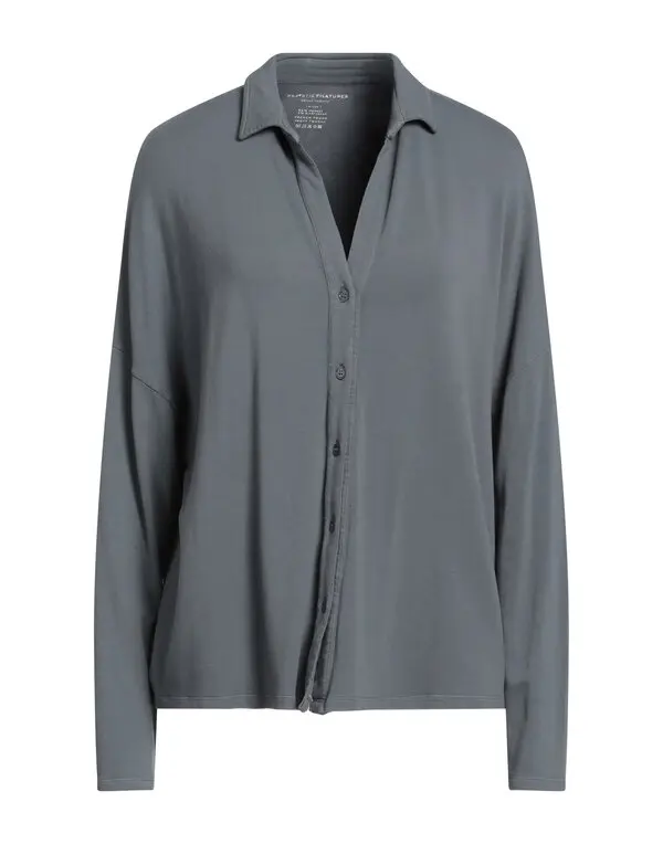 Majestic Filatures Viscose-blend Fleece Shirt - Grey