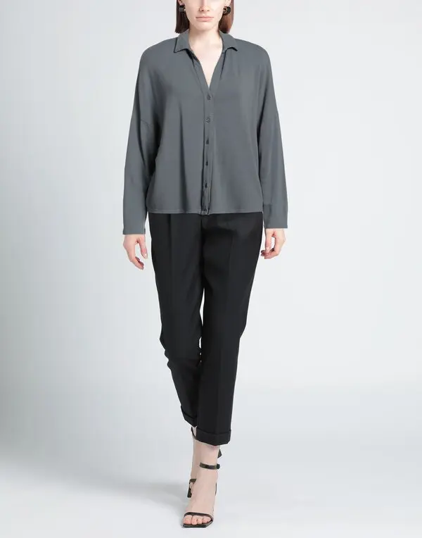 Majestic Filatures Viscose-blend Fleece Shirt - Grey