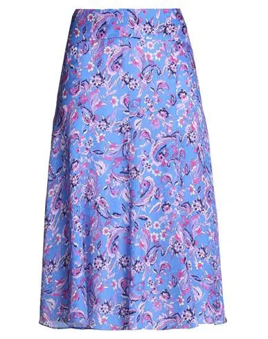 Isabel Marant Étoile Midi Skirt In Viscose And Silk - Blue